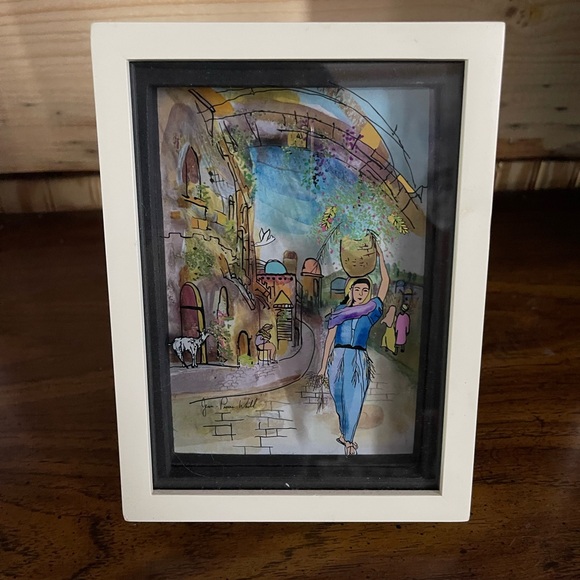 Jean Pierre | Accents | New Jean Pierre Weill 3d Painting On Glass Ruth ...